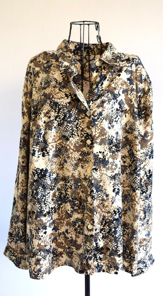 Vintage koret shirt button - Gem