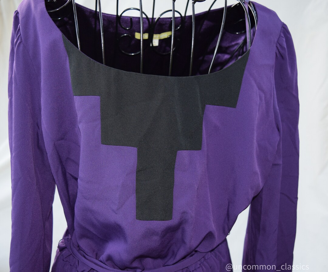Purple Shirt Dress by Gianni Bini Size S. Classic Cut Dress With Bateau ...