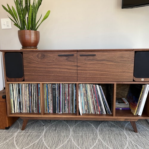 The Modern Hi-fi Stereo and Record Player Credenza Console - Etsy Canada
