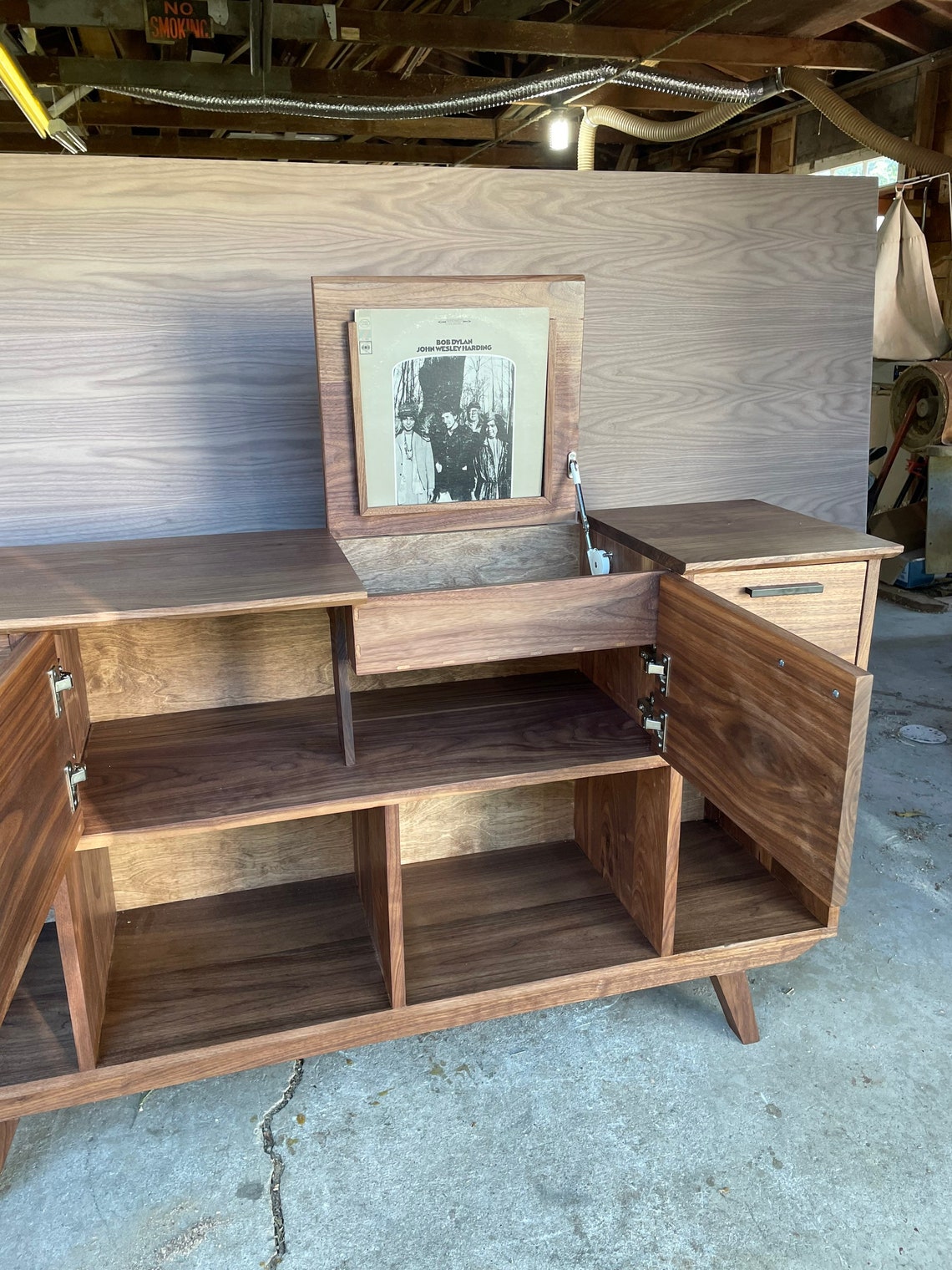 The Modern Hi-fi Stereo and Record Player Credenza Console | Etsy