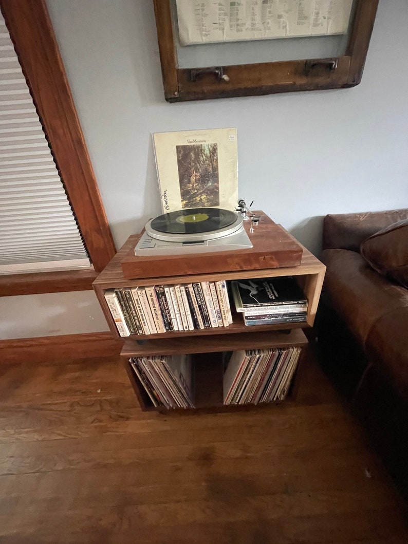 The Stack | Record Player Stand - Etsy