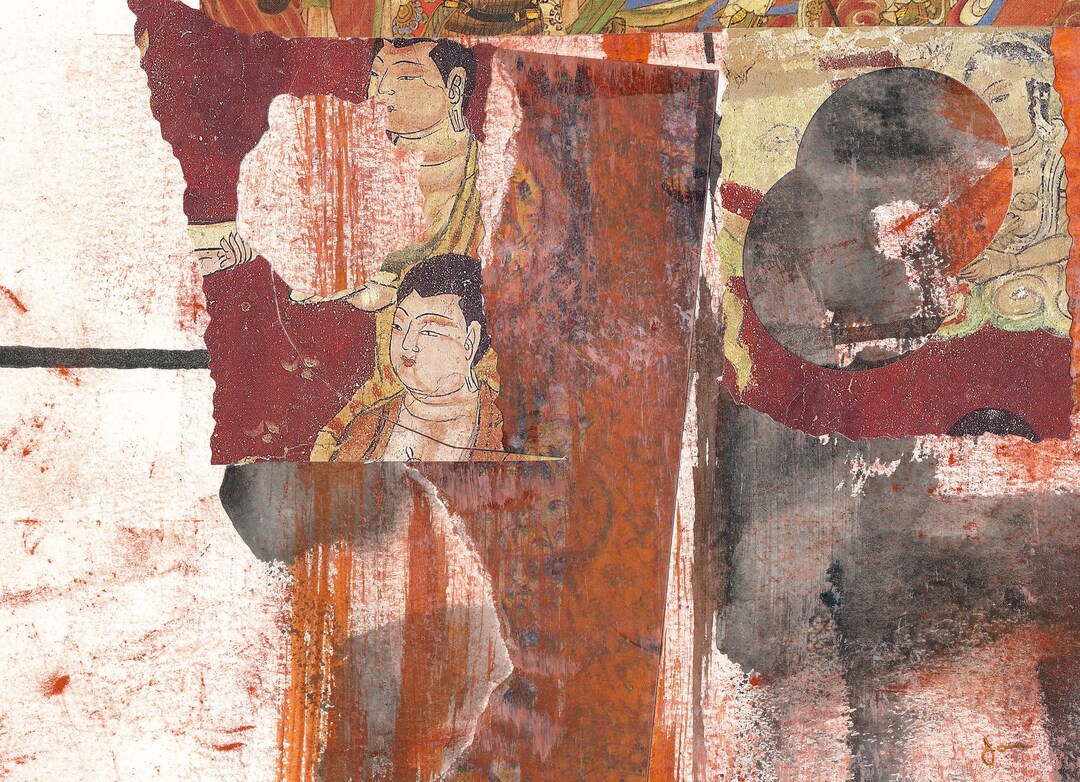 Ancient Wisdom Abstract Painting - Abstract Wall Art - Mixed Media ...