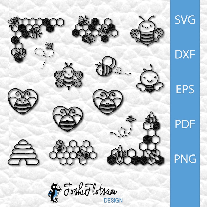 Honey Bee Svg - Etsy