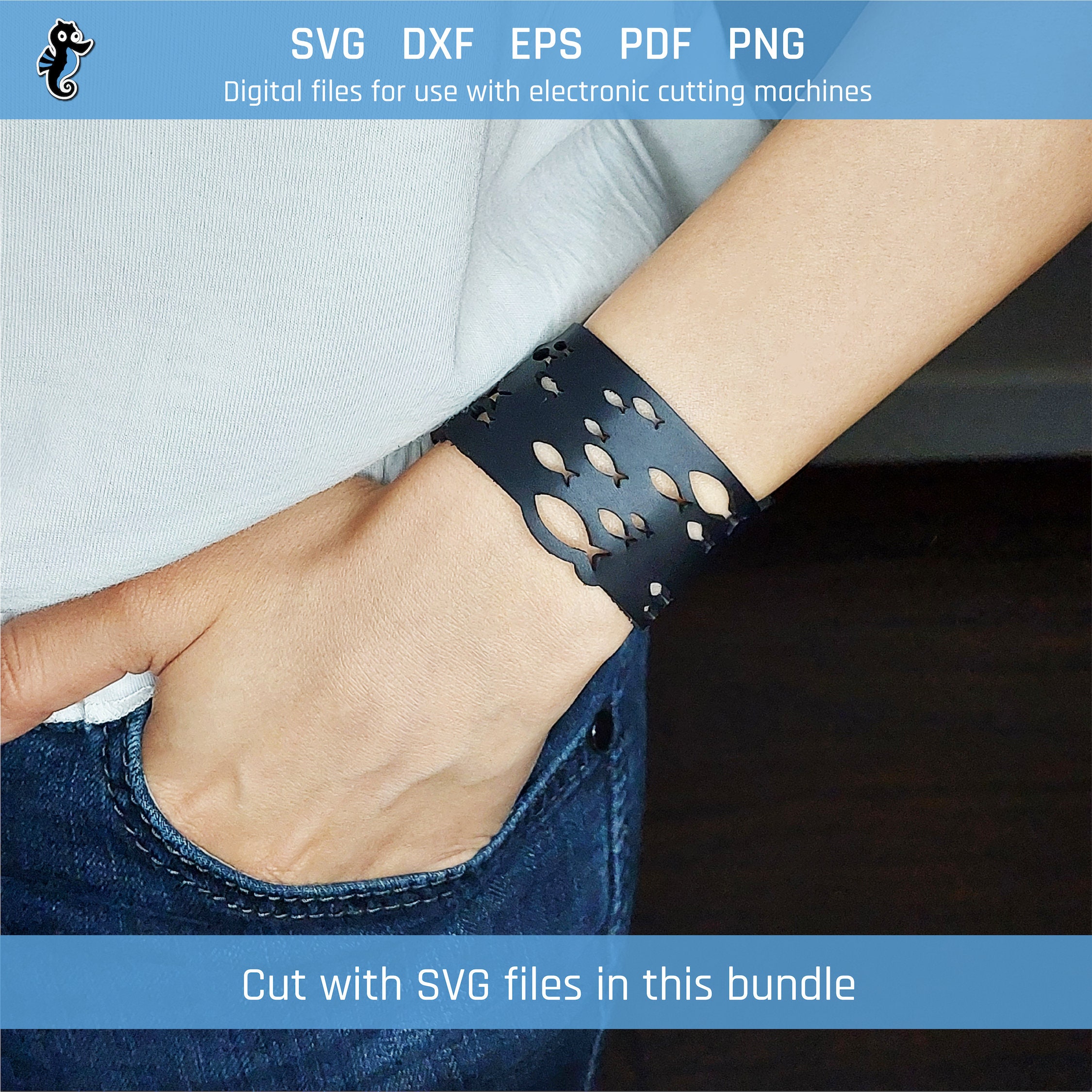 Leather Bracelet SVG Leather Template Bracelet SVG Bracelet File ...