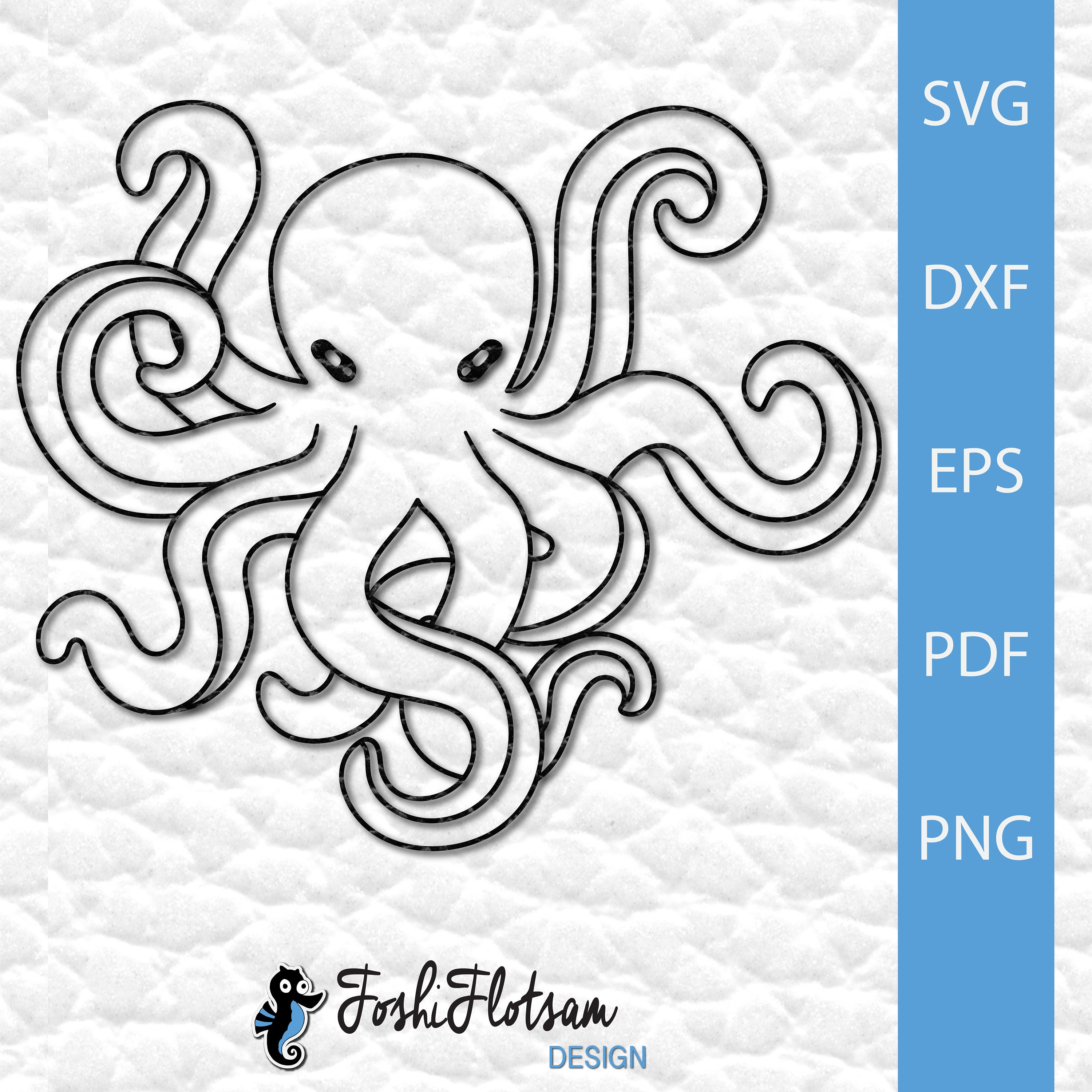 Octopus SVG Octopus Clipart Tentacle SVG Cricut Laser - Etsy UK