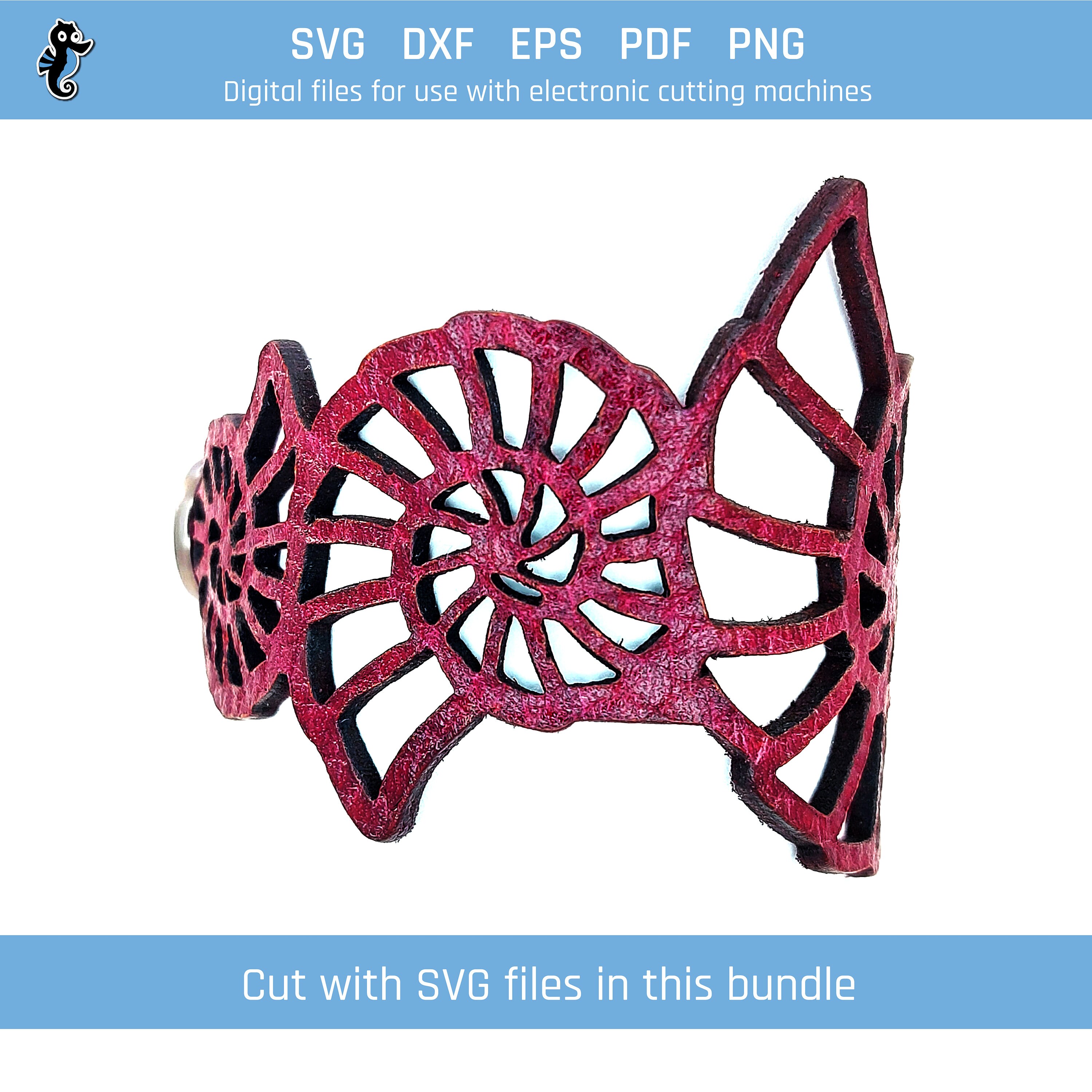 Leather Bracelet SVG Leather Template Bracelet SVG Bracelet File ...