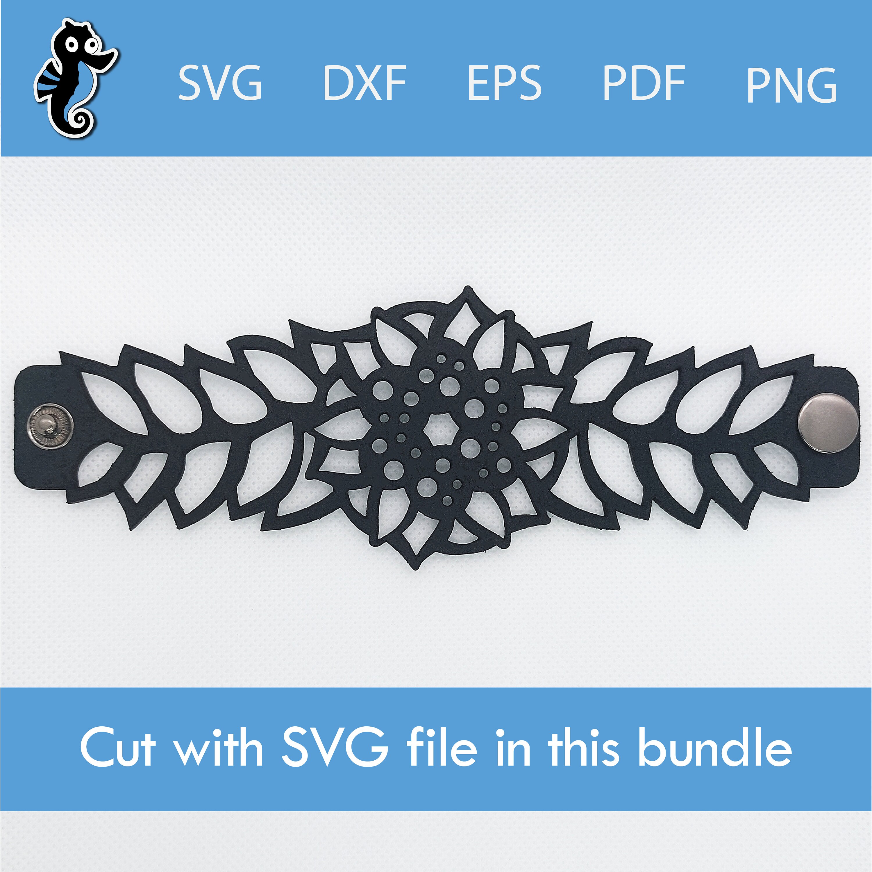 30 Bracelet SVG Bundle Leather Bracelet SVG Cut File Cuff - Etsy