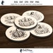25 Coaster SVG | Fall SVG Bundle | Laser Cut Files | Laser Engrave File ...