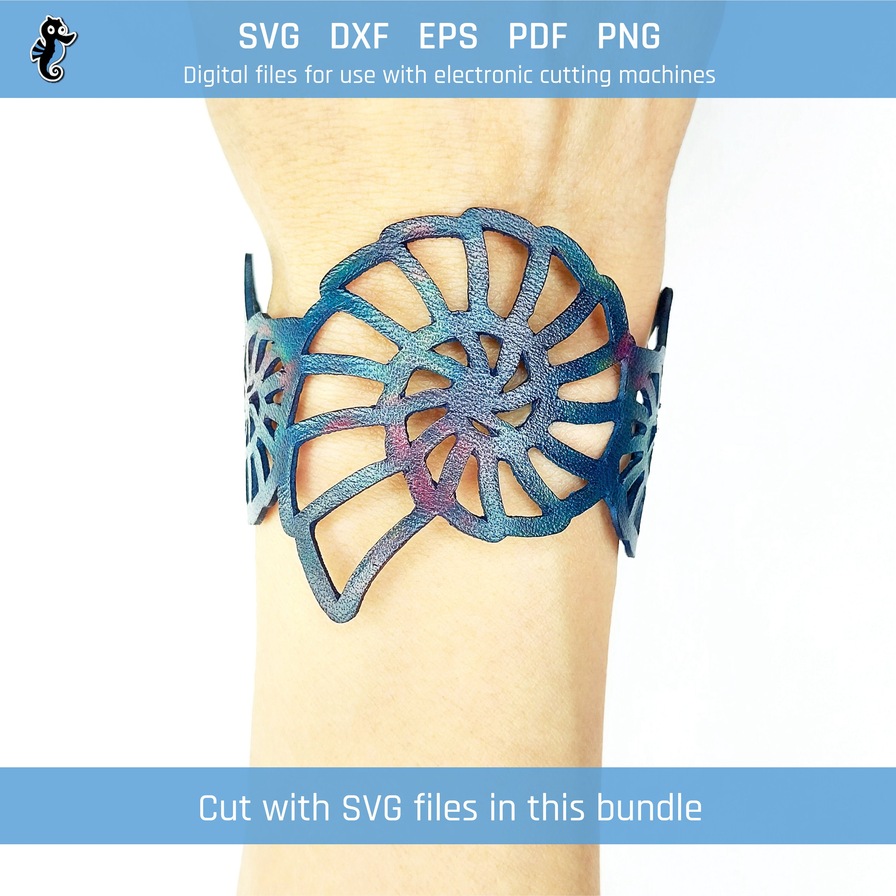 Leather Bracelet SVG Leather Template Bracelet SVG Bracelet File ...