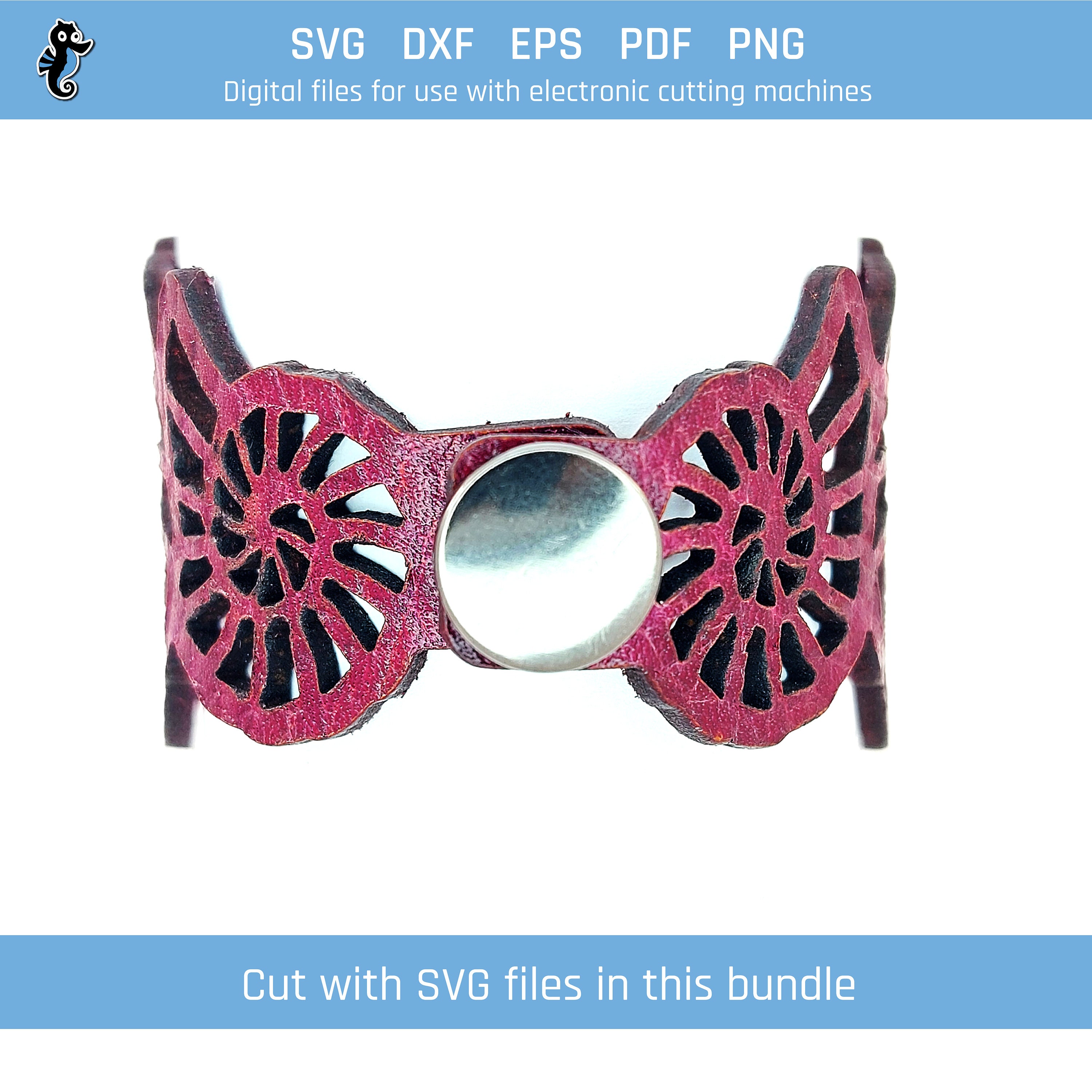 Leather Bracelet SVG Leather Template Bracelet SVG Bracelet File ...