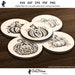 25 Coaster SVG | Fall SVG Bundle | Laser Cut Files | Laser Engrave File ...