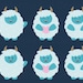 Winter Yeti Clipart Set - Cute Yetis With Mountains and Hearts - Etsy