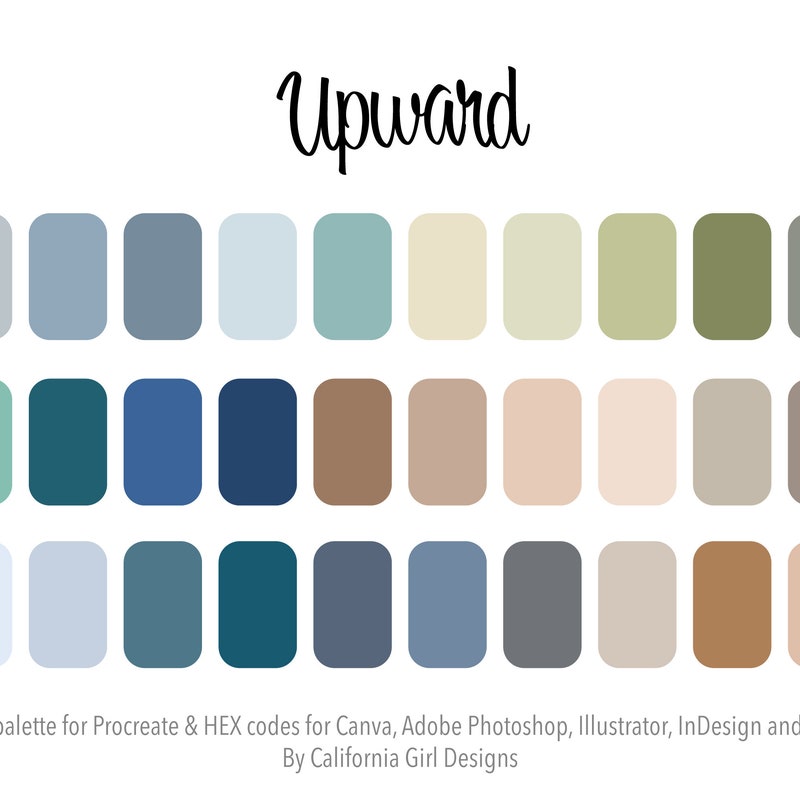 Upward Color Palette - Etsy