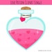 Valentine's Love Potion Clipart Single - PNG & JPG - Etsy