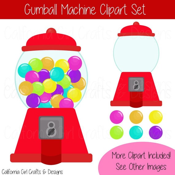 Rainbow Gumball Machine Clipart Cartoon Gumball Machine Drawing