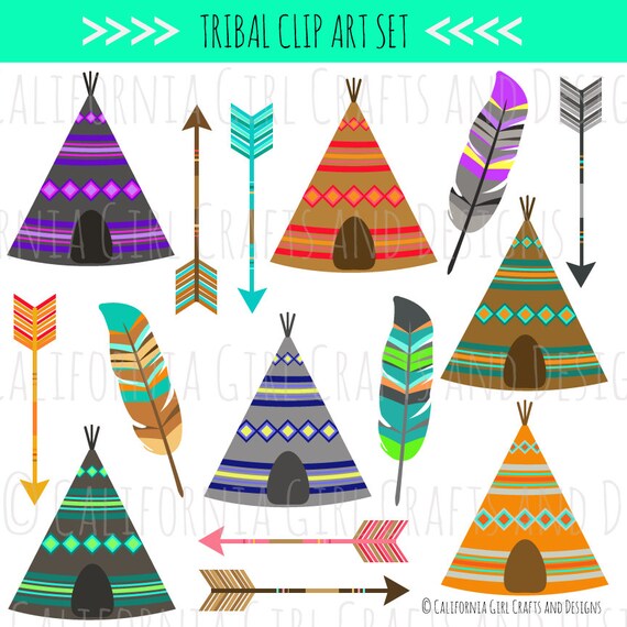 Clipart Of Teepees