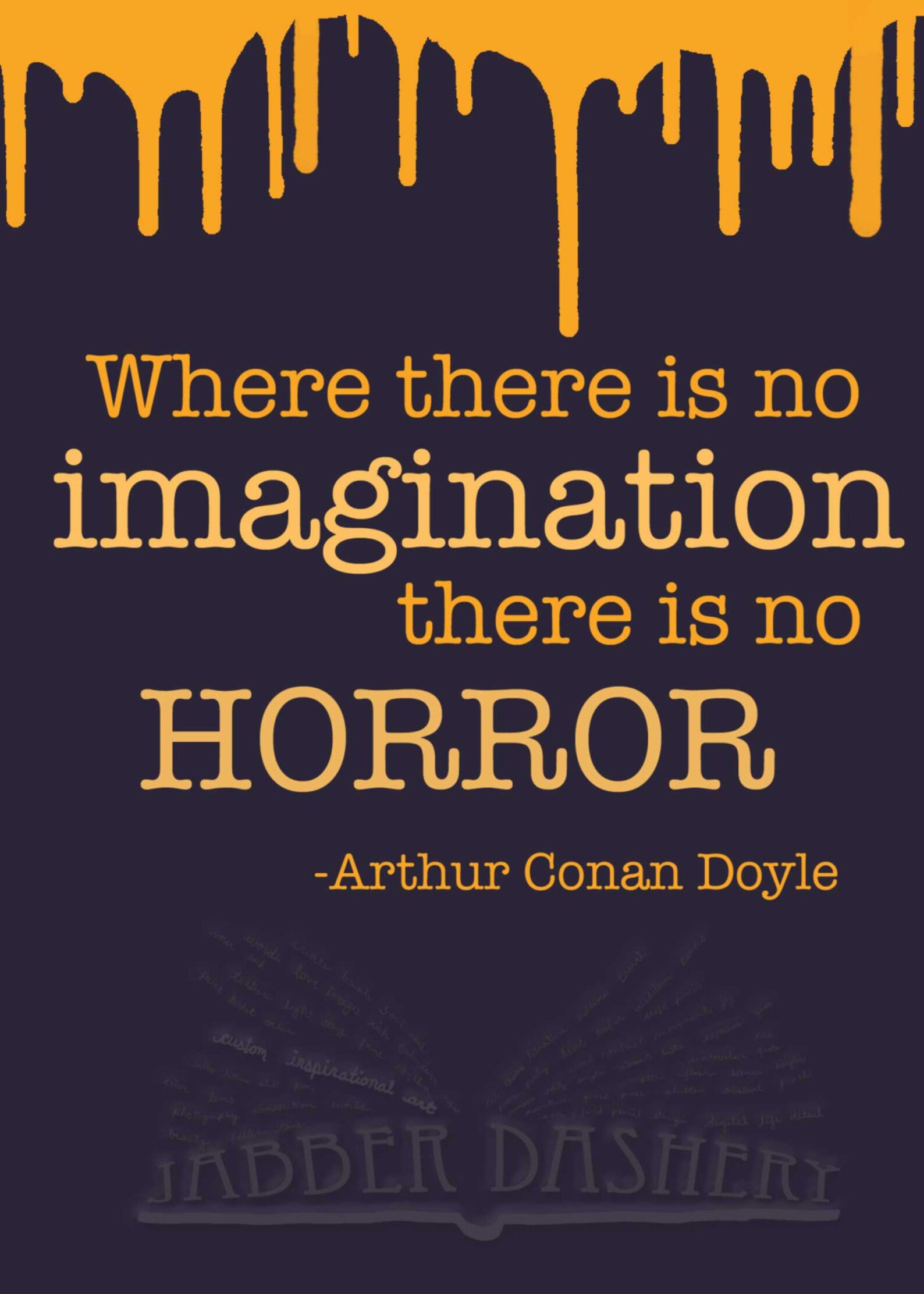 Set of 3 5x7 Spooky Literature Halloween Quotes Printable - Etsy