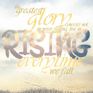 Greatest Glory Consists in Rising Van Gogh Quote 8x10 Printable ...