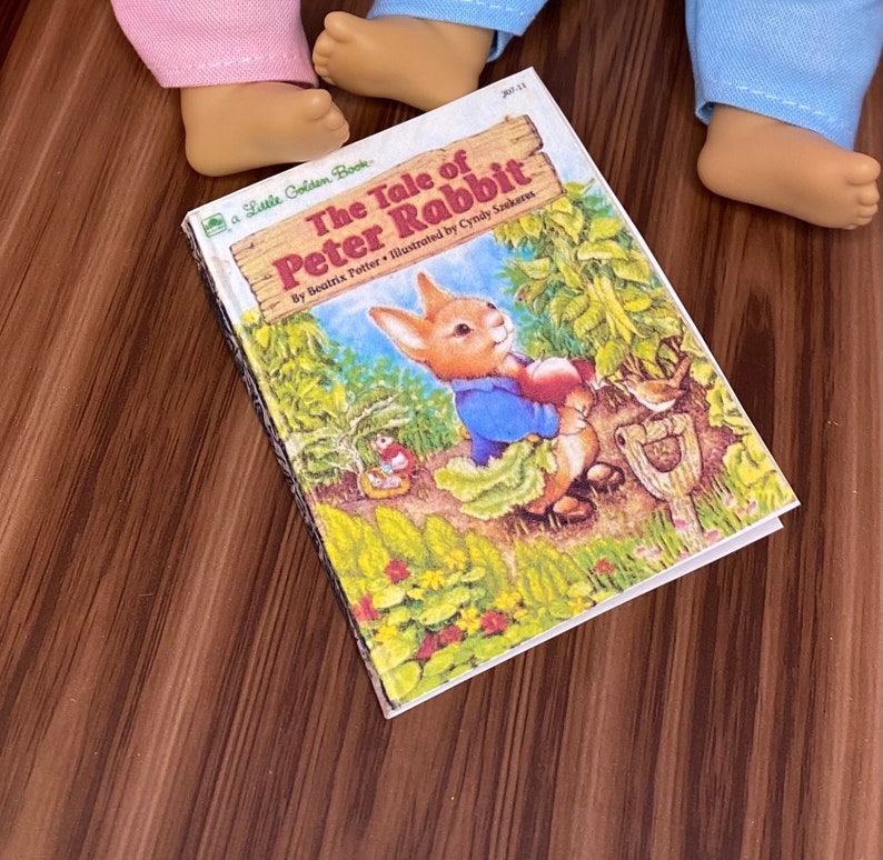 Doll Book Covers Theme Bunny Rabbit Books Fairytales PDF - Etsy