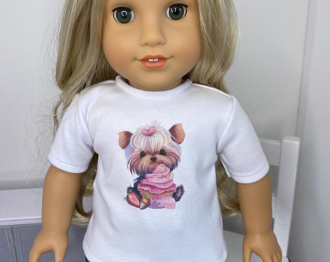 18 Inch Doll Shirt, Made to Fit American Girl 18 Inch Dolls, Valentines ...