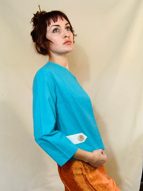 60s Mod Cardigan | 1960s Box Jacket | Cropped Dress C… - Gem