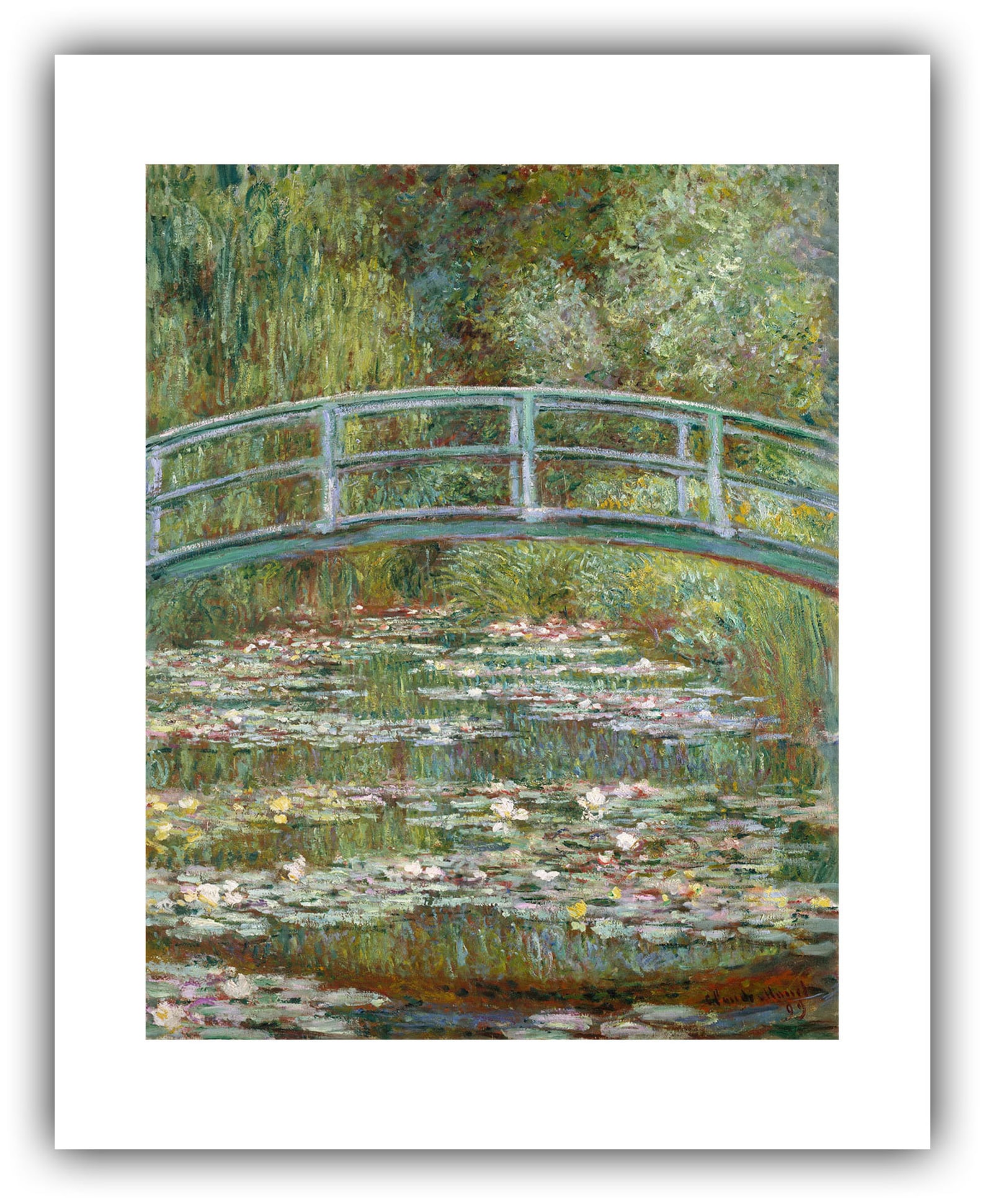 Claude Monet : Bridge Over a Pond of Water Lilies 1899 - Etsy