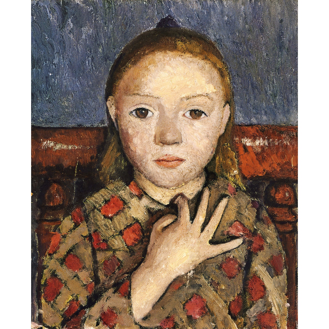 Paula Modersohn-becker : Portrait of a Girl (1905) - Giclee Fine Art ...