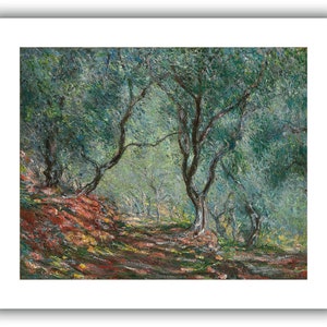 Claude Monet : Olive Trees in the Moreno Garden (1884) - Giclee Fine ...