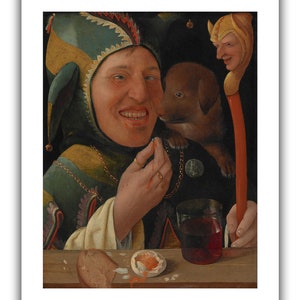 Marx Reichlich : the Jester (c. 1519-1520) - Giclee Fine Art Print - Etsy