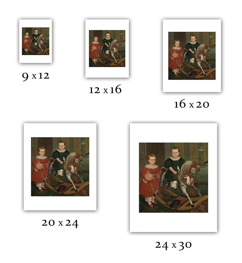 Robert Peckham : the Hobby Horse (c.1840) - Giclee Fine Art Print - Etsy