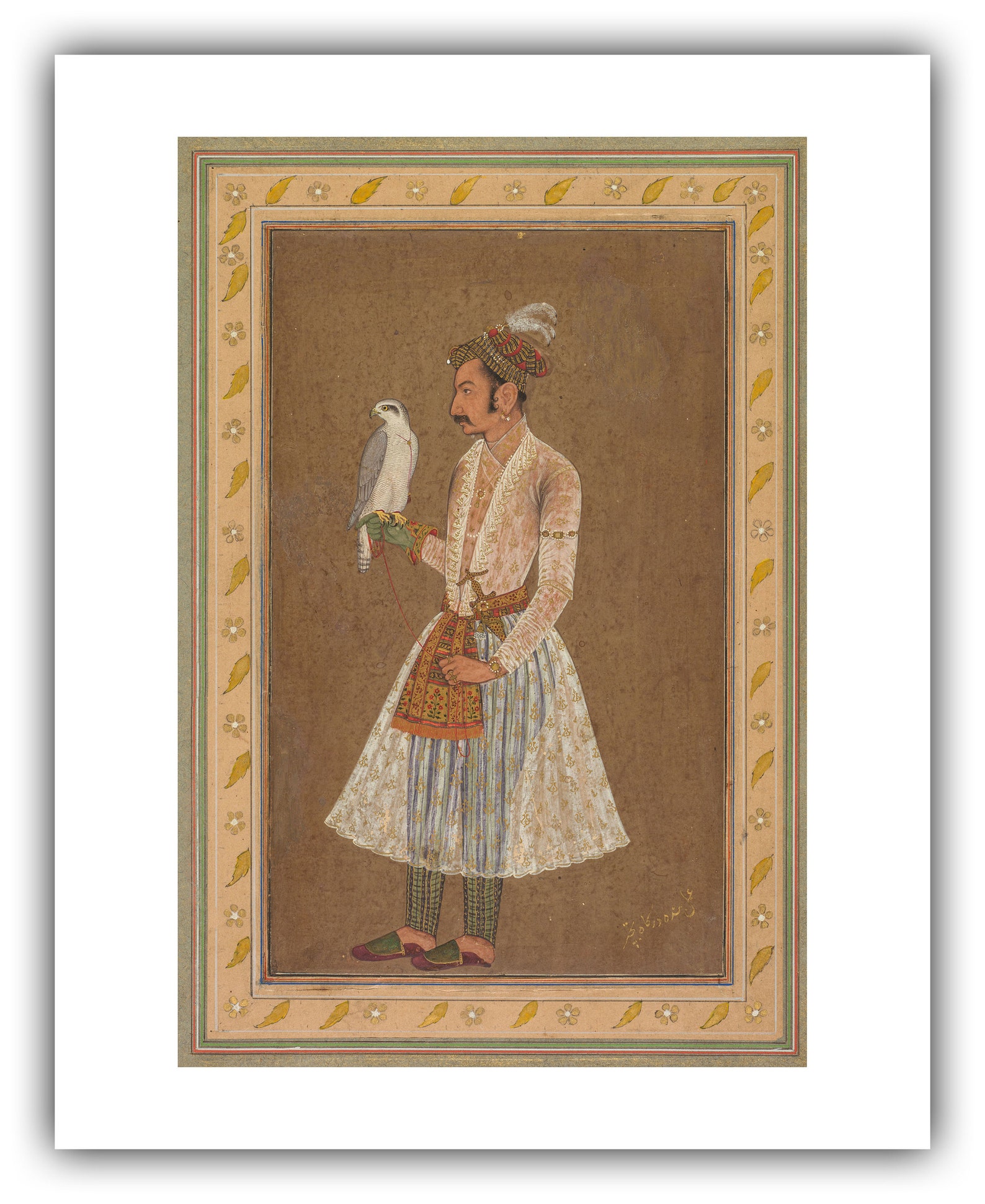 Bichitr : Portrait of Raja Jagat Singh of Nurpur c. 1619 - Etsy