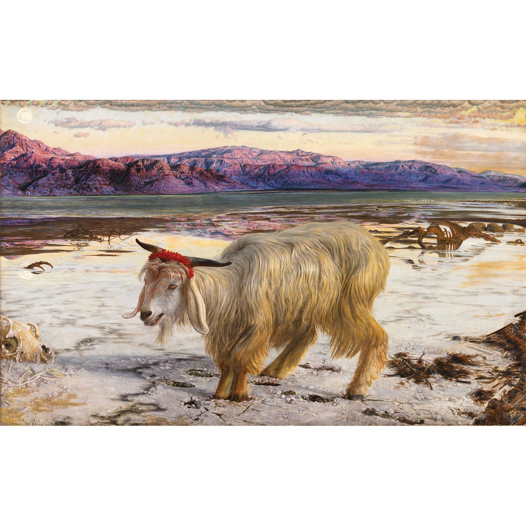 William Holman Hunt : the Scapegoat (1854) - Giclee Fine Art Print ...