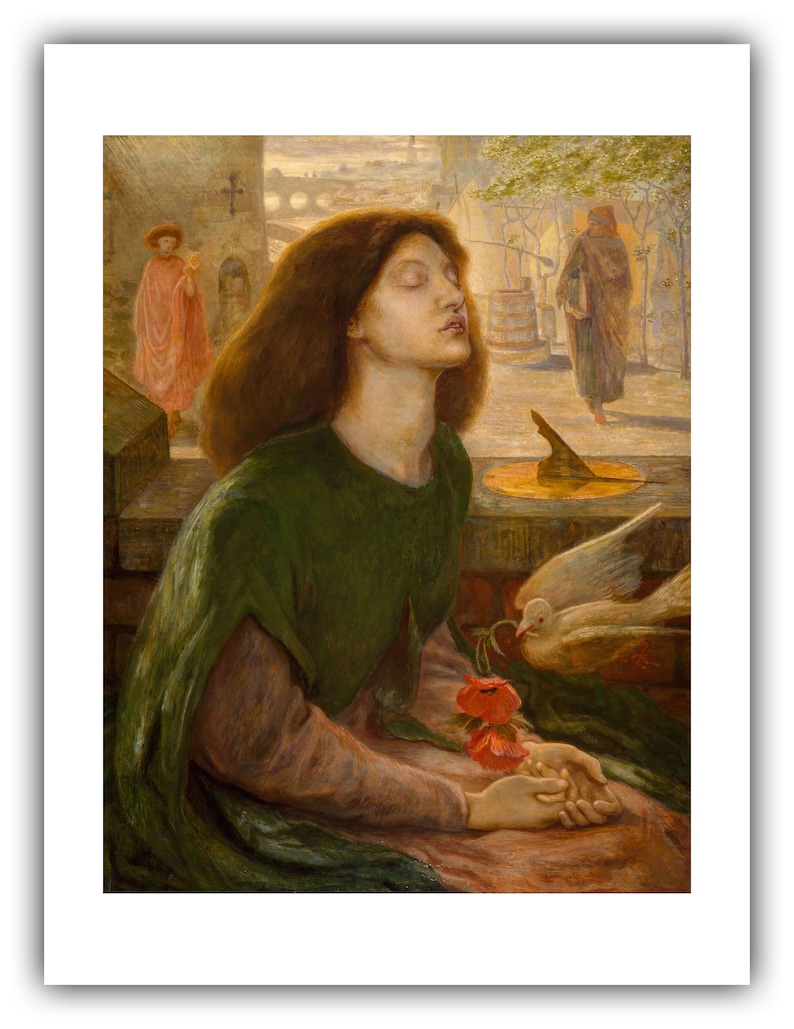 Dante Gabriel Rossetti : Beata Beatrix 1877 Giclee Fine - Etsy
