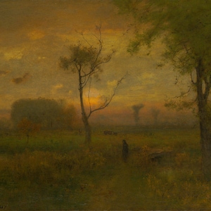 George Inness : Sunrise (1887) - Giclee Fine Art Print - Etsy