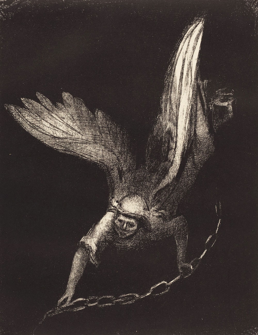Odilon Redon : And I Saw an Angel Come Down from Heaven | Etsy
