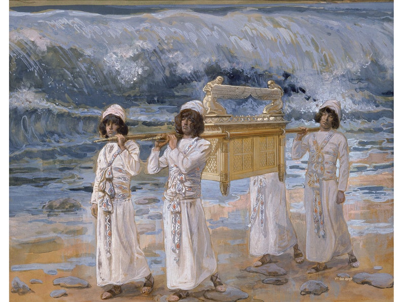James Tissot : the Ark Passes Over the Jordan c. 1896-1902 - Etsy