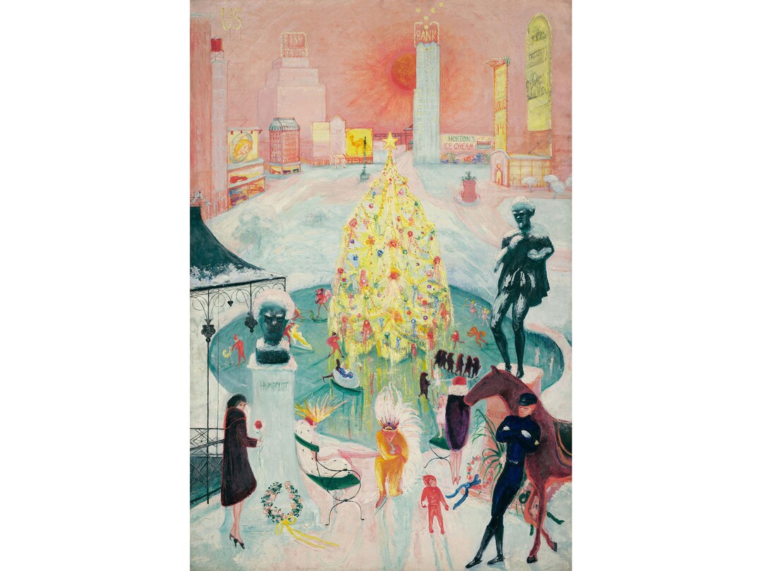 Florine Stettheimer : Christmas (c. 1930-1940) - Giclee Fine Art Print ...