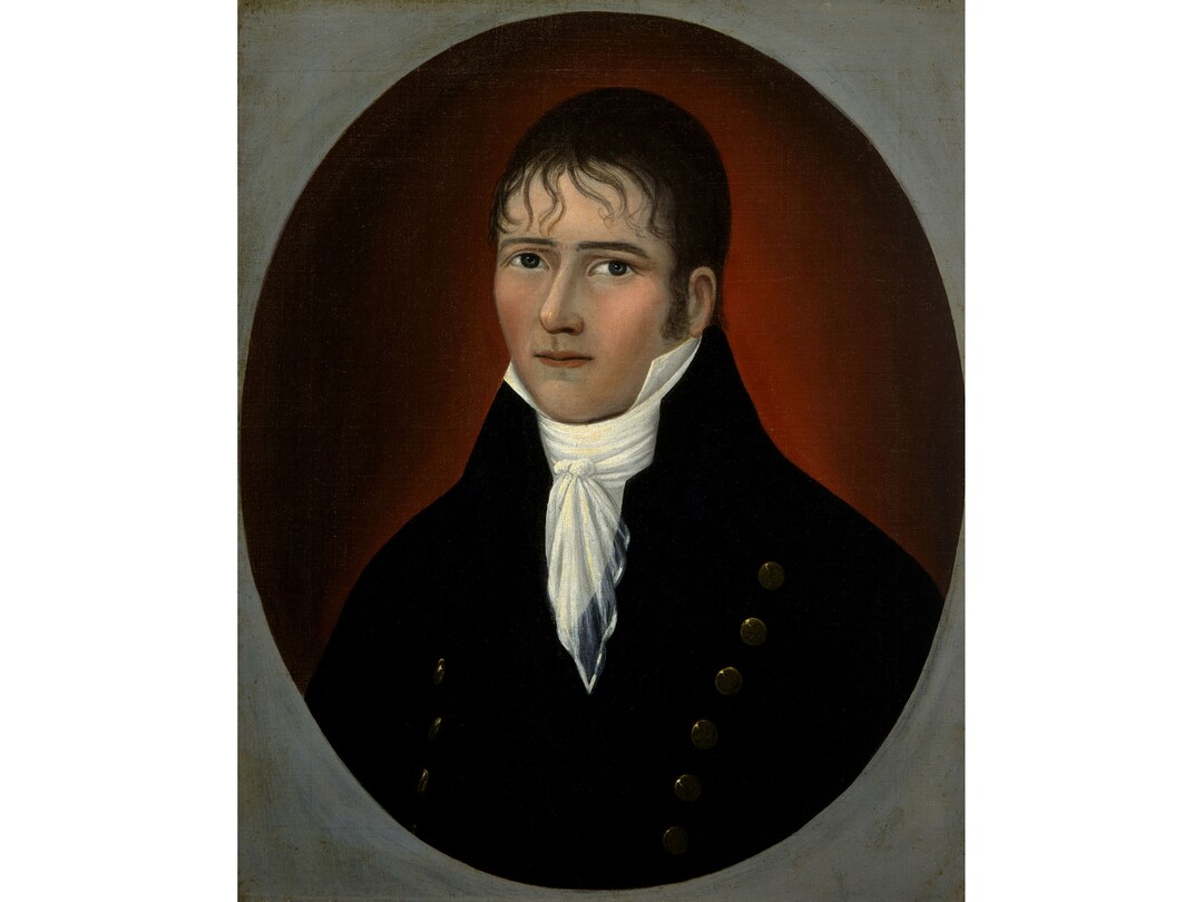 Joshua Johnson : Portrait of Sea Captain John Murphy (c. 1810) - Giclee ...