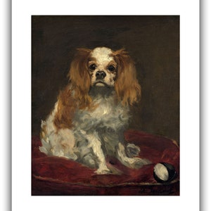 Edouard Manet : A King Charles Spaniel (c. 1866) - Giclee Fine Art ...