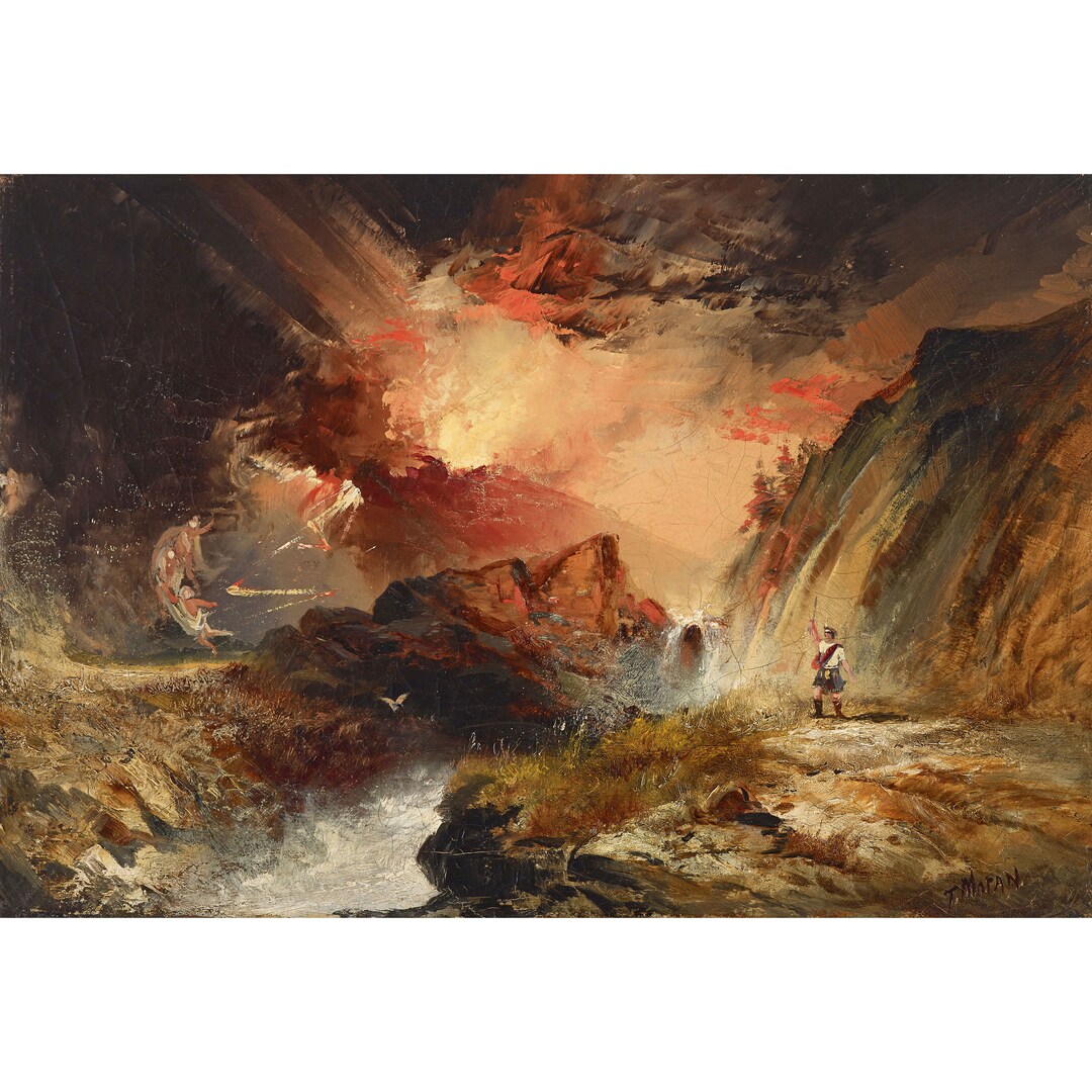 Thomas Moran : Macbeth and the Witches (undated) - Giclee Fine Art ...