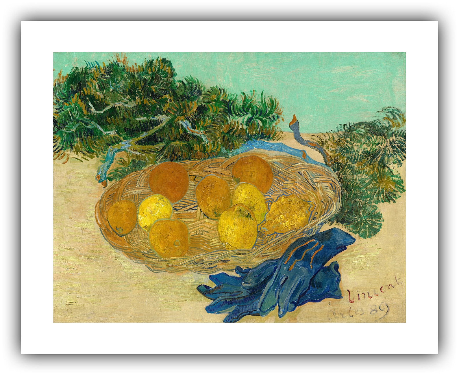 Vincent Van Gogh : still Life of Oranges and Lemons With | Etsy