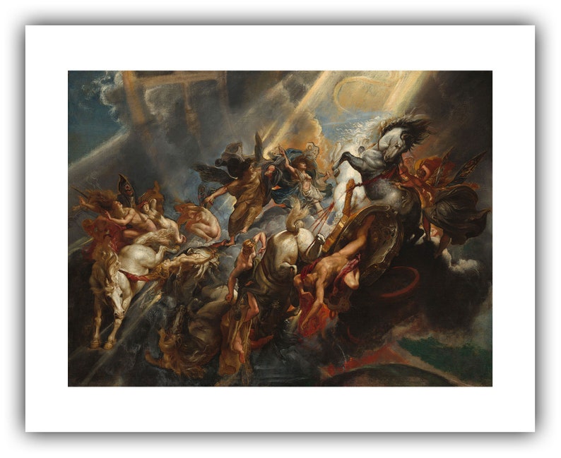 Peter Paul Rubens : the Fall of Phaeton c. | Etsy