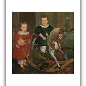 Robert Peckham : the Hobby Horse (c.1840) - Giclee Fine Art Print - Etsy