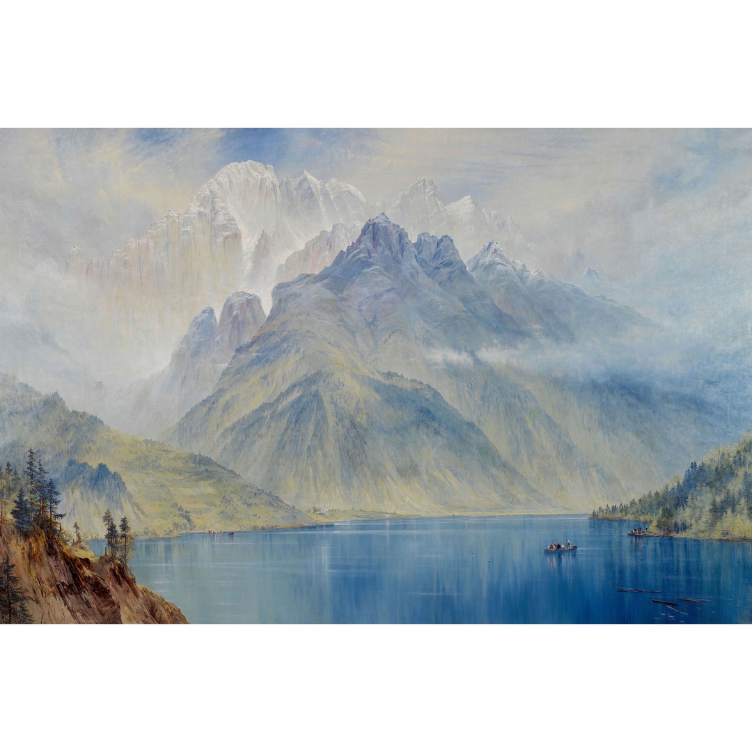 Elijah Walton : Monte Civetta, Italy (1867) - Giclee Fine Art Print - Etsy