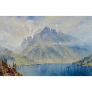 Elijah Walton : Monte Civetta, Italy (1867) - Giclee Fine Art Print - Etsy