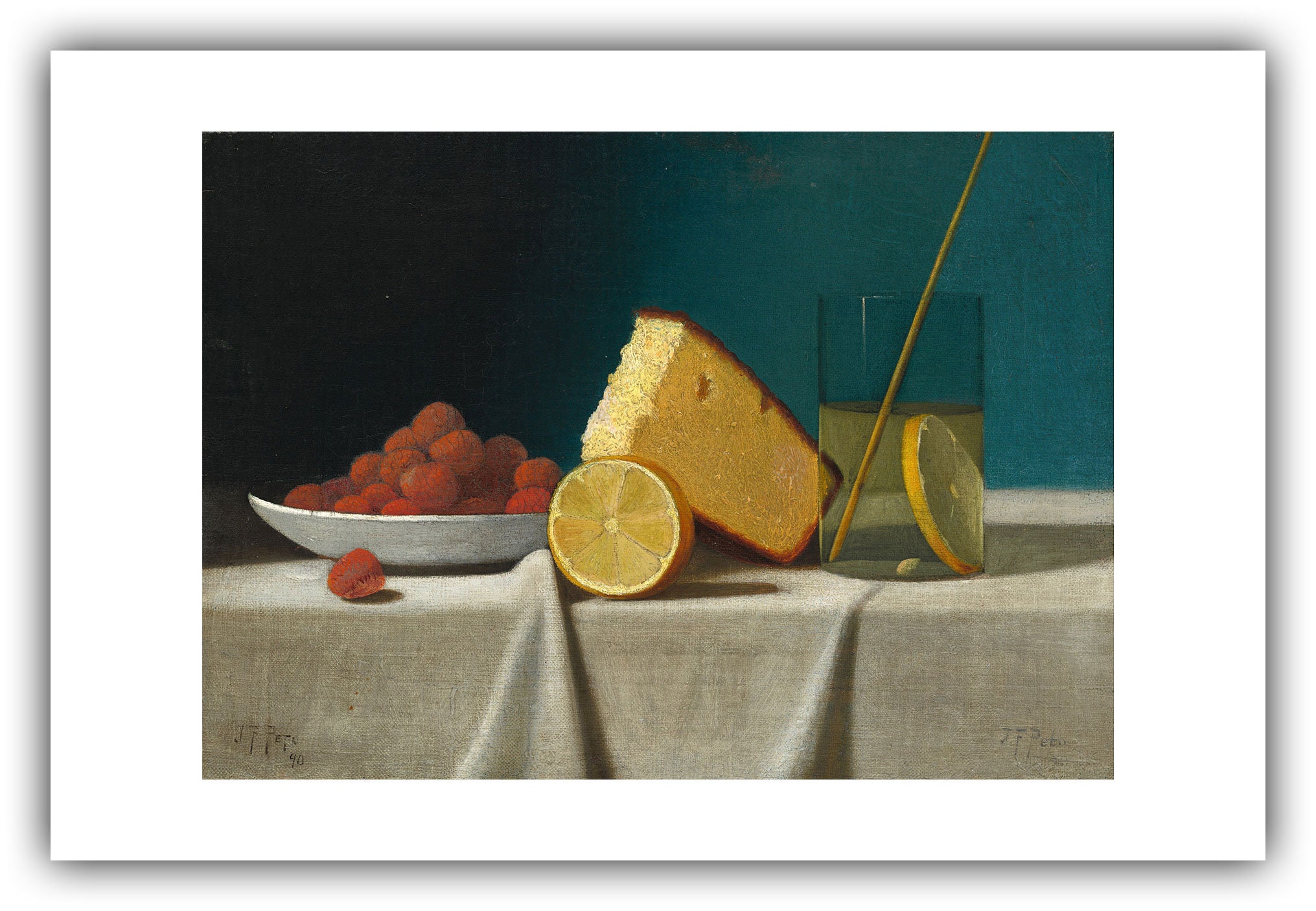 Citrus Cake Still Life Art Print Drawing & Illustration Digital Art ...