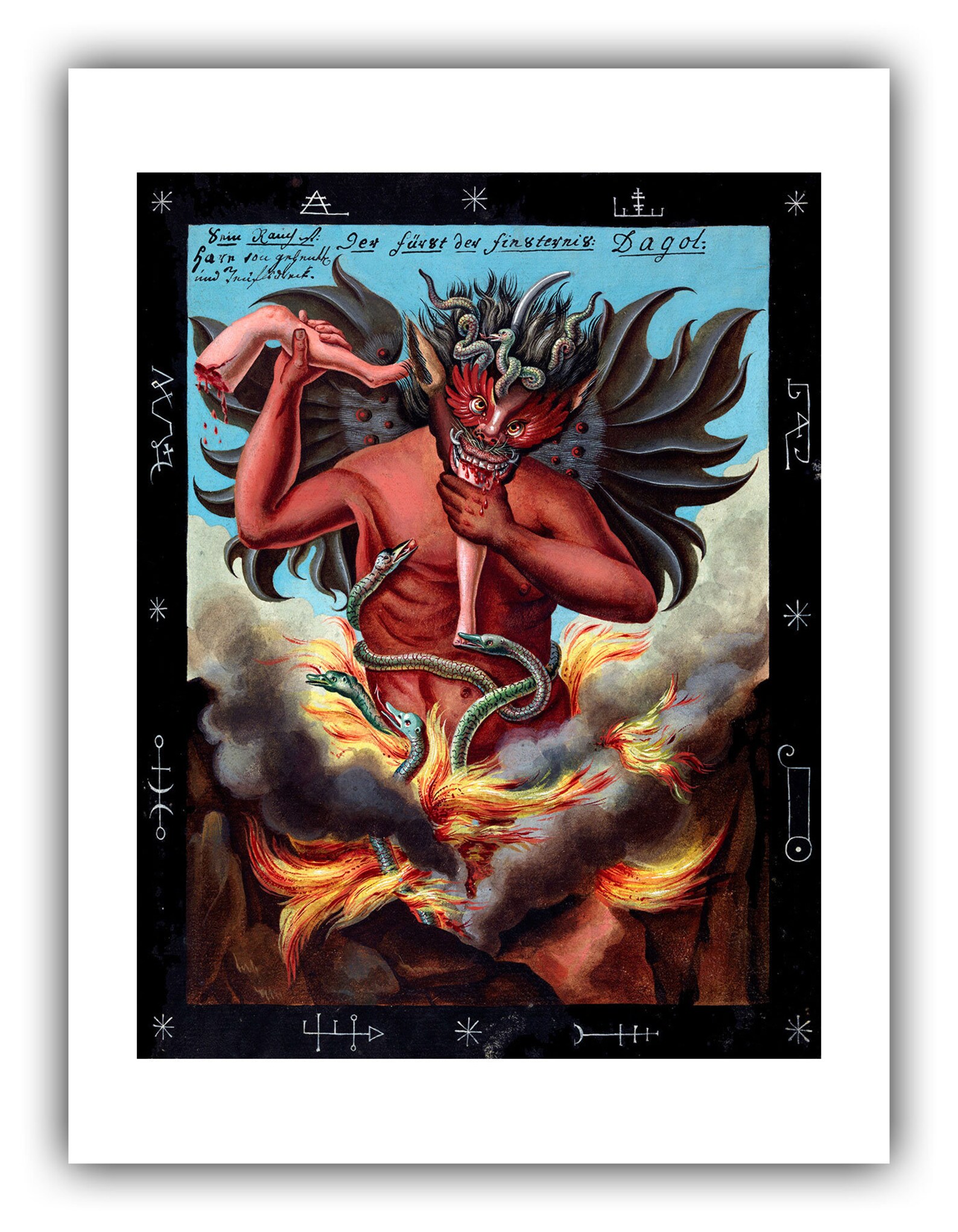 Occult Art : the Prince of Darkness Dagol compendium - Etsy