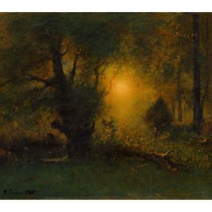 George Inness : Sunrise in the Woods 1887 Giclee Fine Art - Etsy