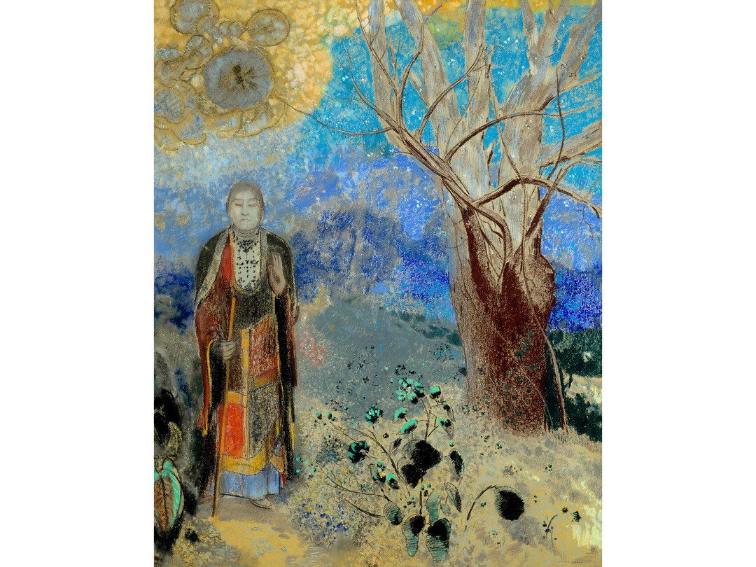 Odilon Redon : the Buddha (1906-1907) - Giclee Fine Art Print - Etsy