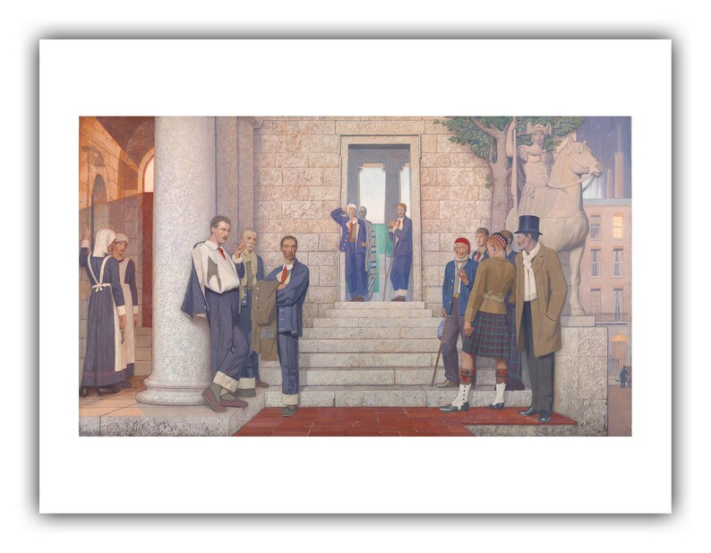 Frederick Cayley Robinson : Acts of Mercy the Doctor I - Etsy